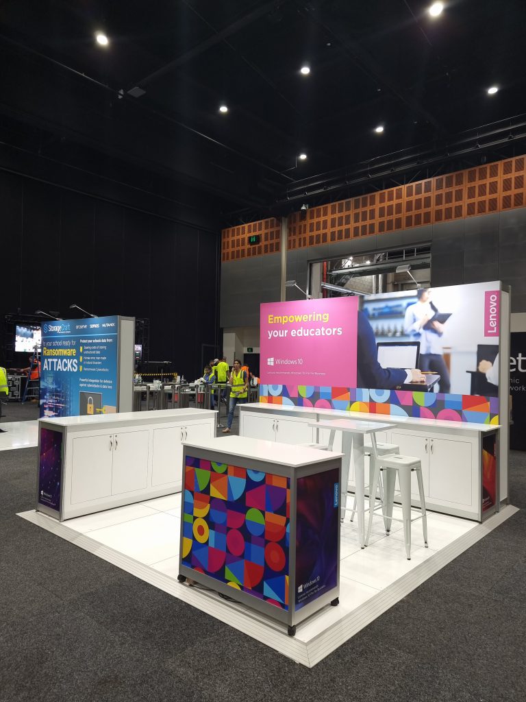1m Counter with Print | Exhibition & Display Services