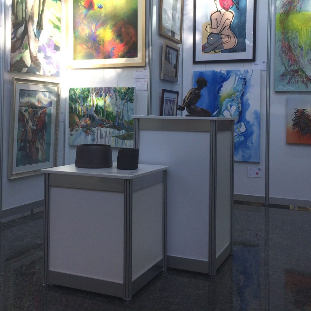 Square Counter Plinth – White | Exhibition & Display Services