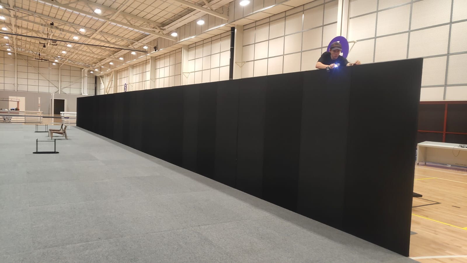 Black Display Wall – Joined 1.2m x 2.4m high | Exhibition & Display ...
