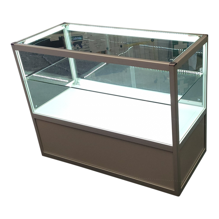 Half Glass Counter Display | Exhibition & Display Services