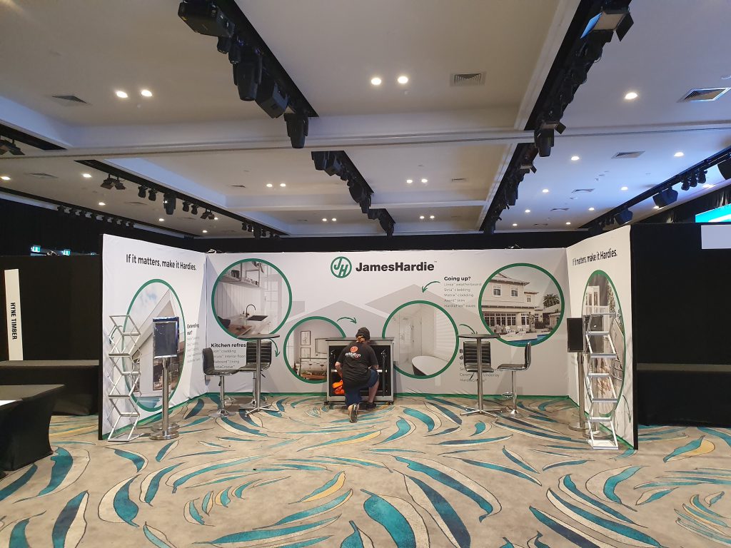 Standard 1 x 3m Printed Fabric Velcro Wall | Exhibition & Display Services
