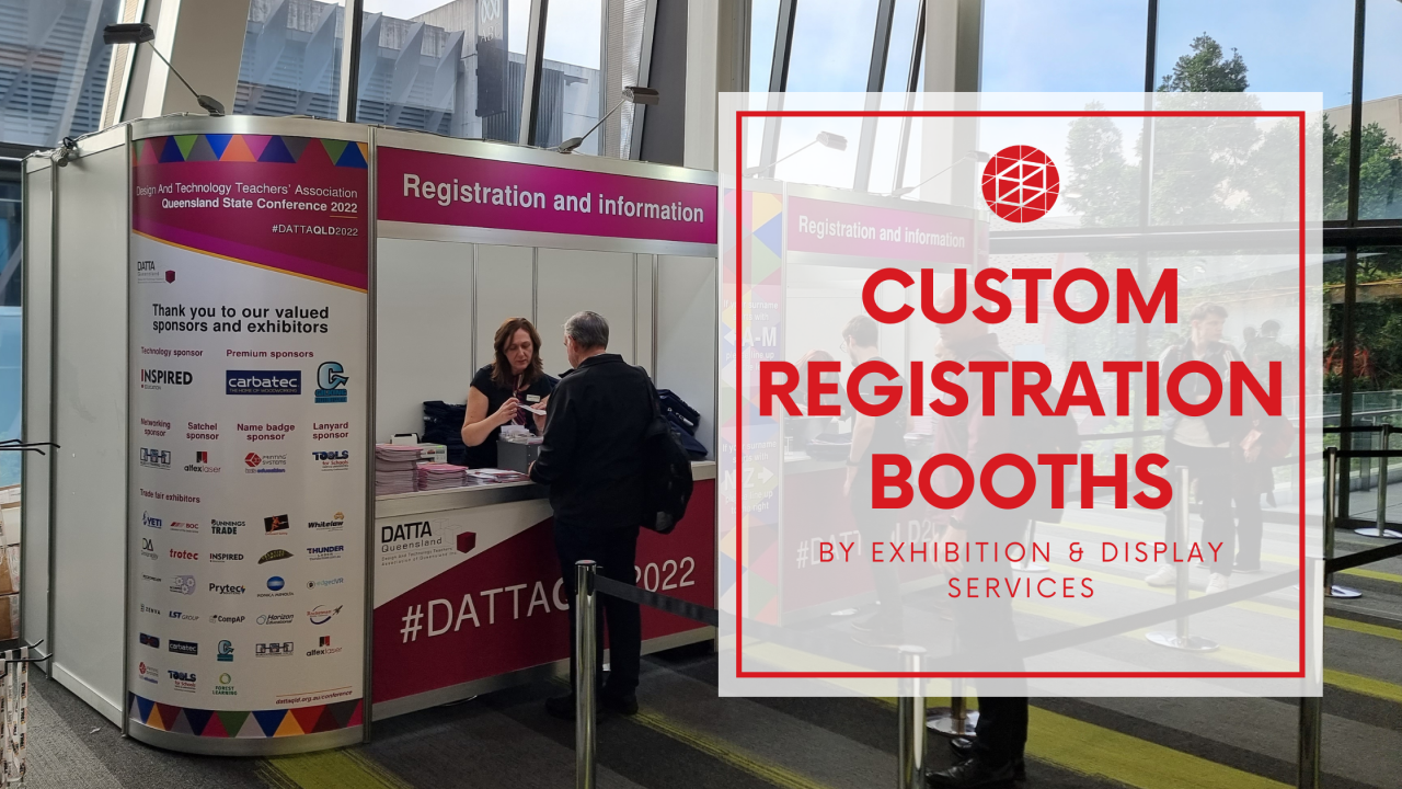 Manage Your Event with Custom Built Registration Booths - Exhibition ...